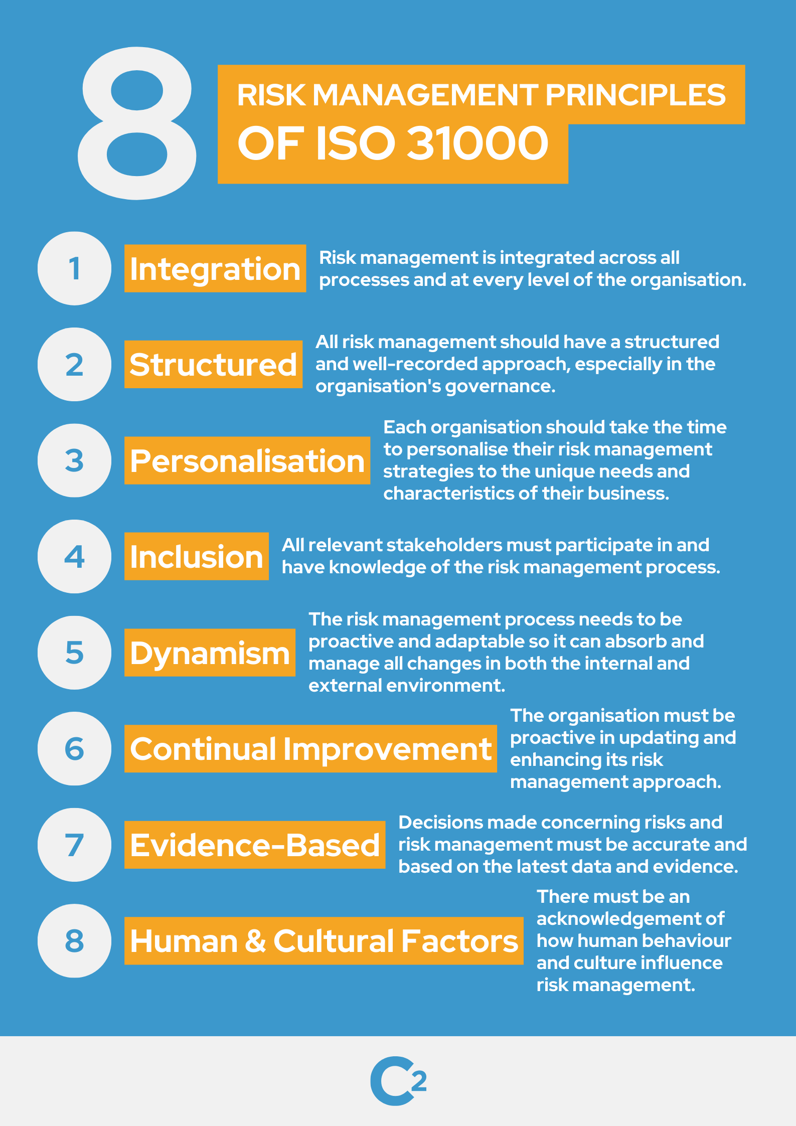 Iso 31000 Risk Management Principles Framework And Process Framework