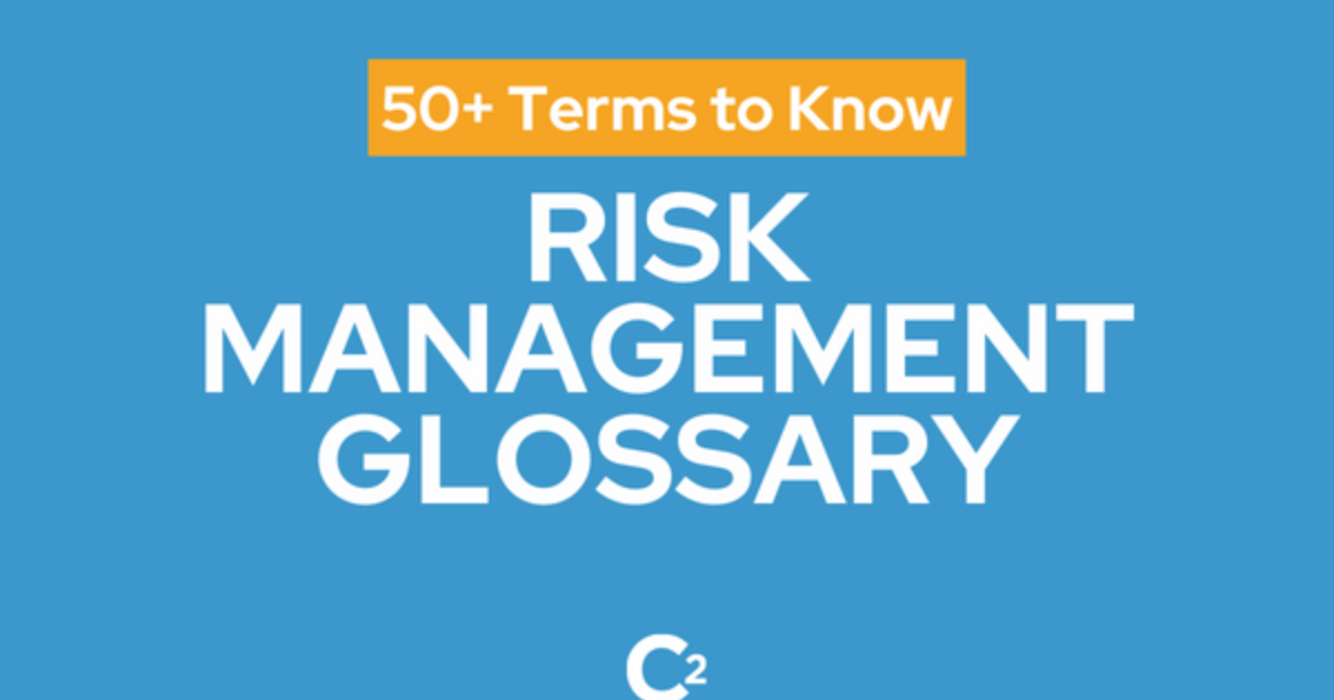 Risk Management Glossary